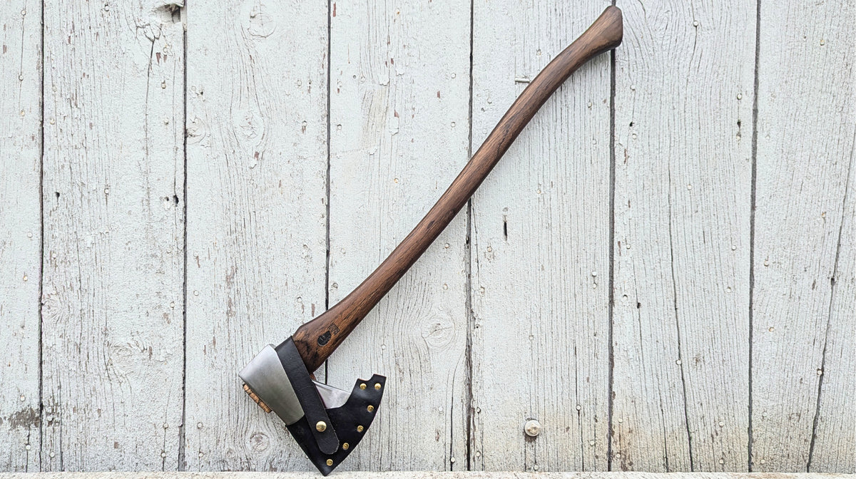 MAN MADE Hand Crafted Camping Axes + Leather Goods Made In the USA