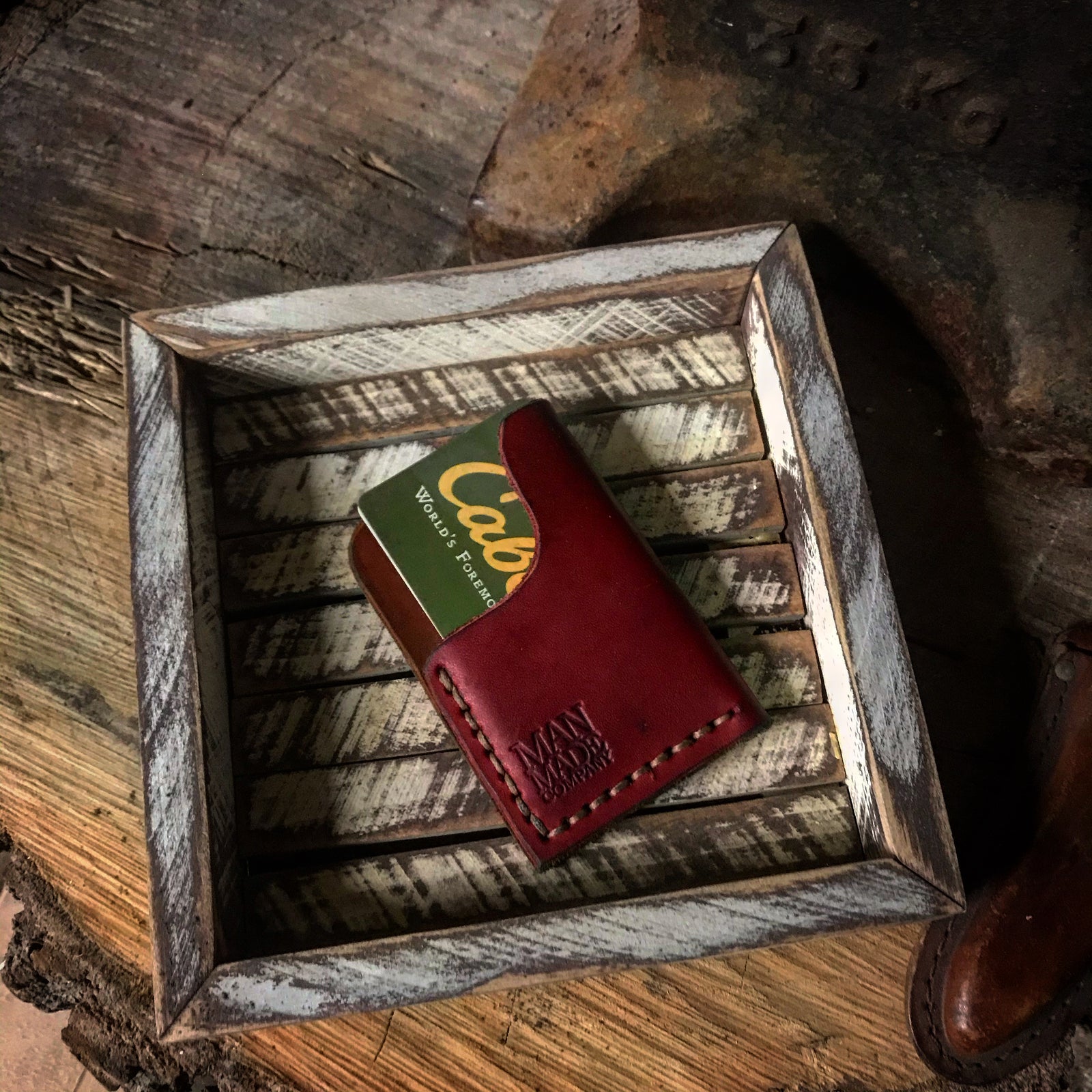 MAN MADE Hand Crafted Camping Axes + Leather Goods Made In the USA