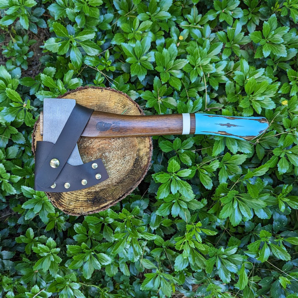 MAN MADE Hand Crafted Camping Axes + Leather Goods Made In the USA