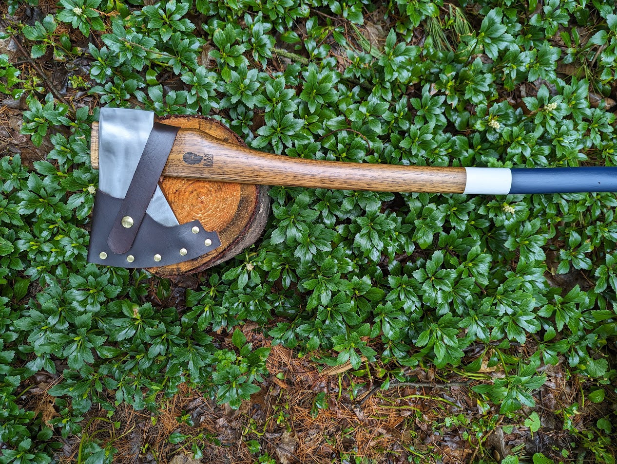 MAN MADE Hand Crafted Camping Axes + Leather Goods Made In the USA